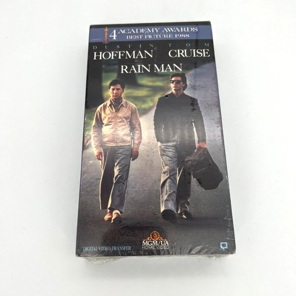 MGM/UA | Media | Rain Man Vhs Dustin Hoffman Tom Cruise Mgg New Sealed ...